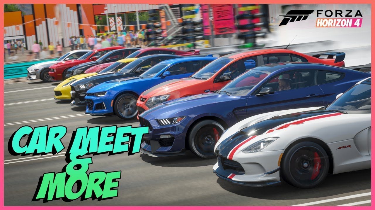 Forza Horizon 4 CAR MEET & MORE! - YouTube