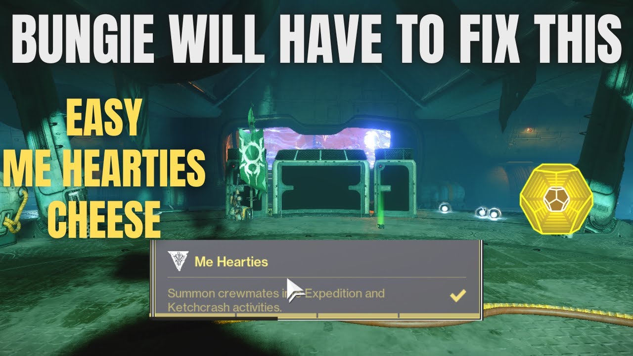 Easy Cheese For Me Hearties Triumph - Destiny 2 - YouTube