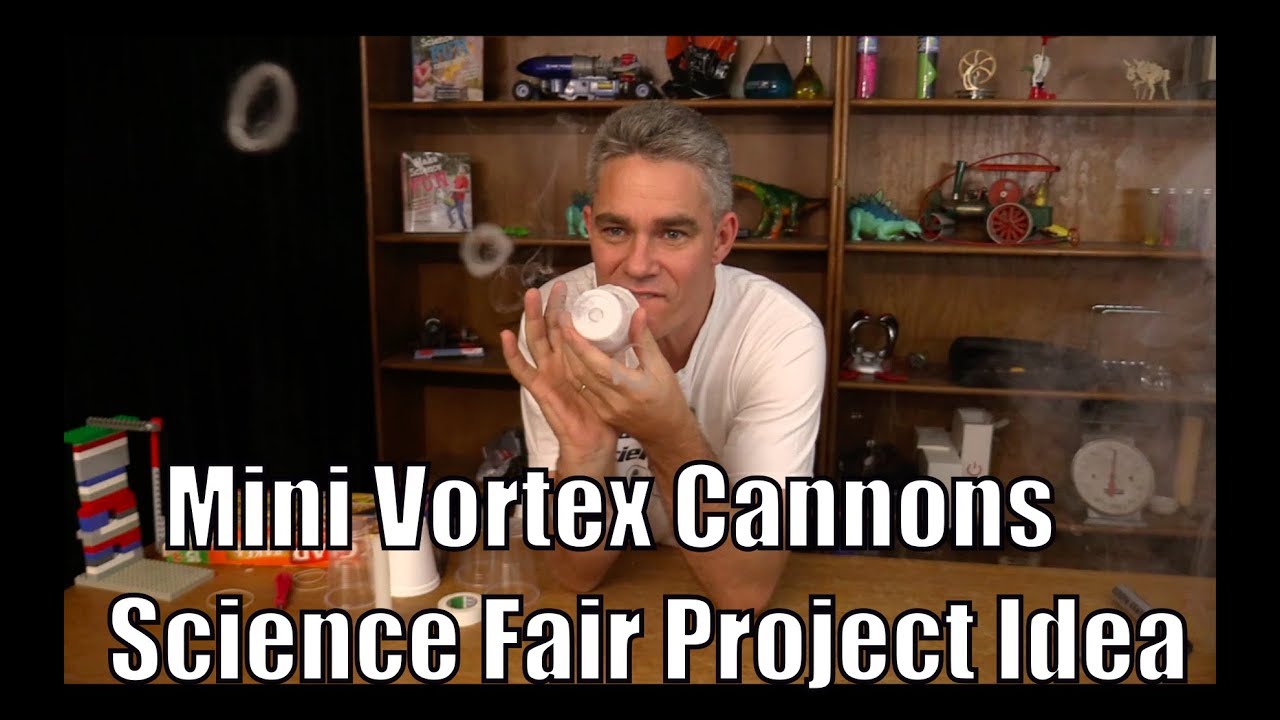 Mini Vortex Cannons - Science Fair Project Idea - YouTube