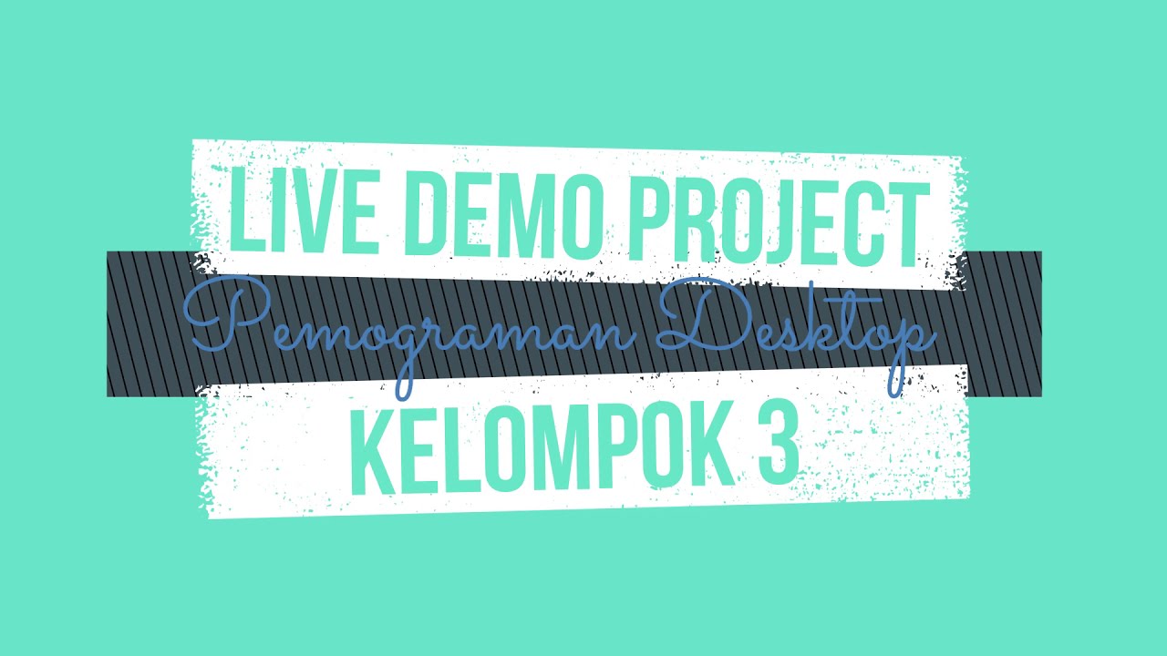 Live Demo Project Pemrograman Desktop Kelompok 3 : Aplikasi Absensi dan ...