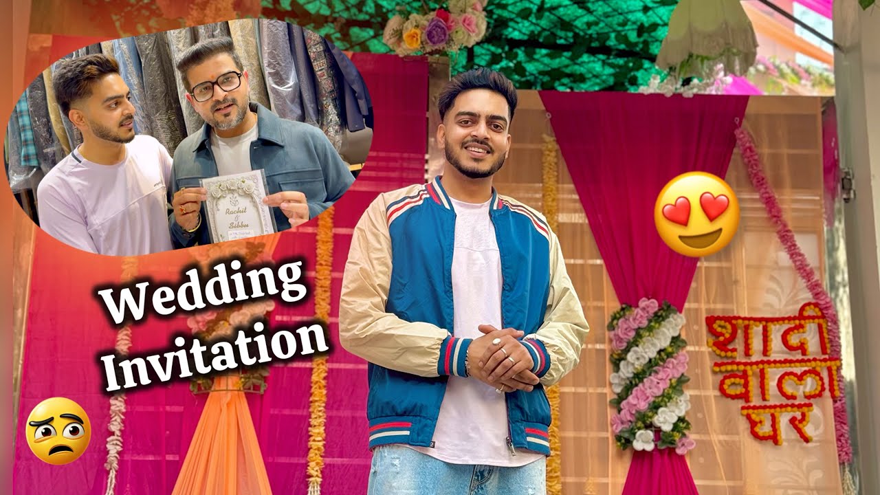 The Wedding Invitation 😍 ️ Rachit Rojha Vlogs - YouTube