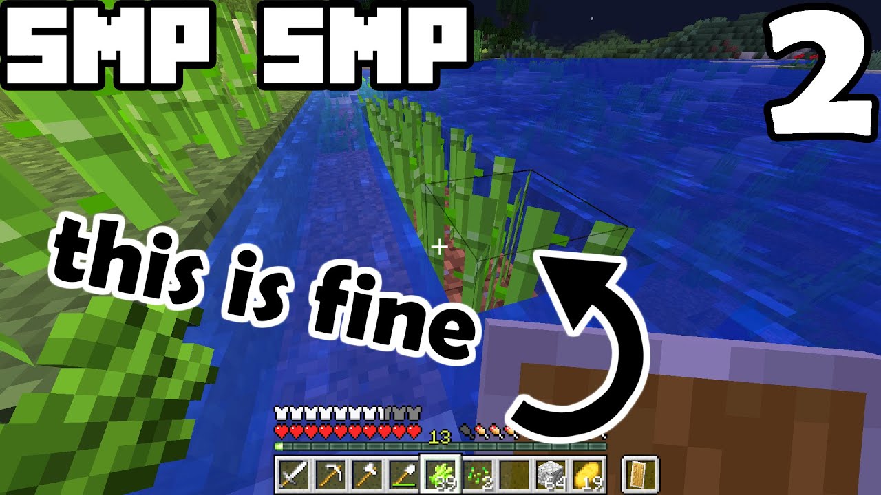 Breaking the game and finally getting diamonds - SMP SMP #2 | Minecraft ...