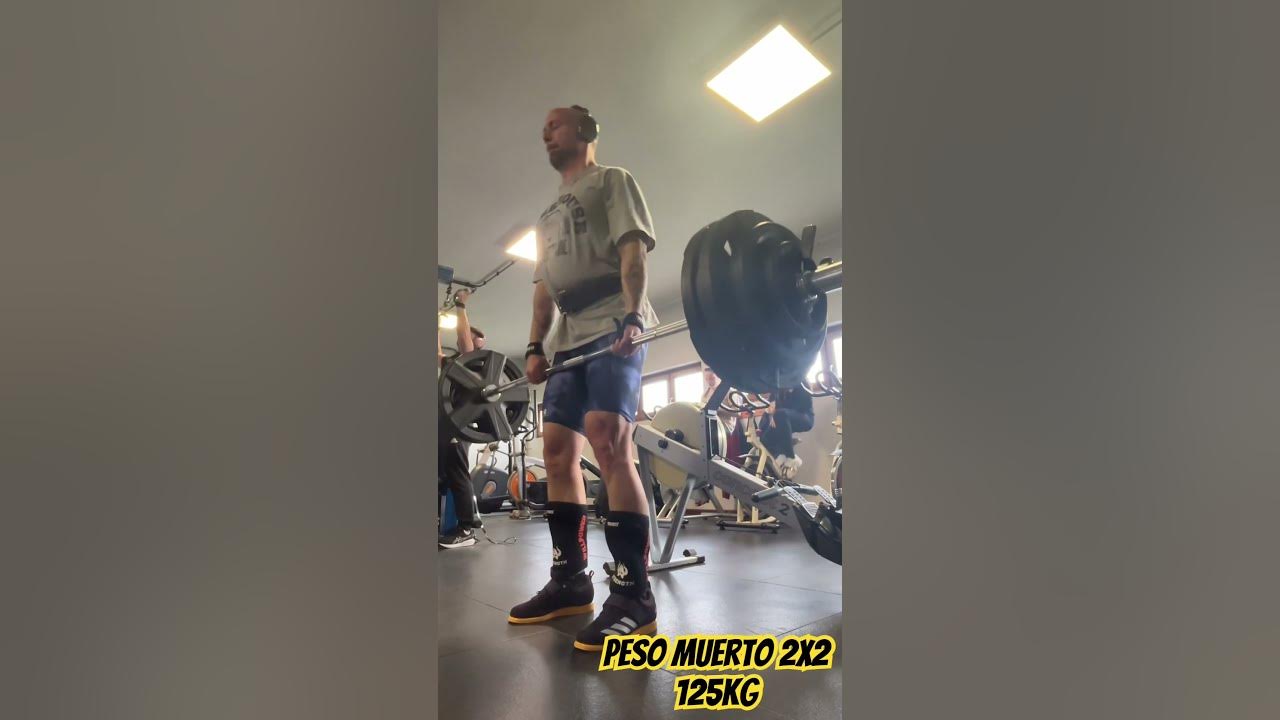 peso muerto 2x2 125kg - YouTube