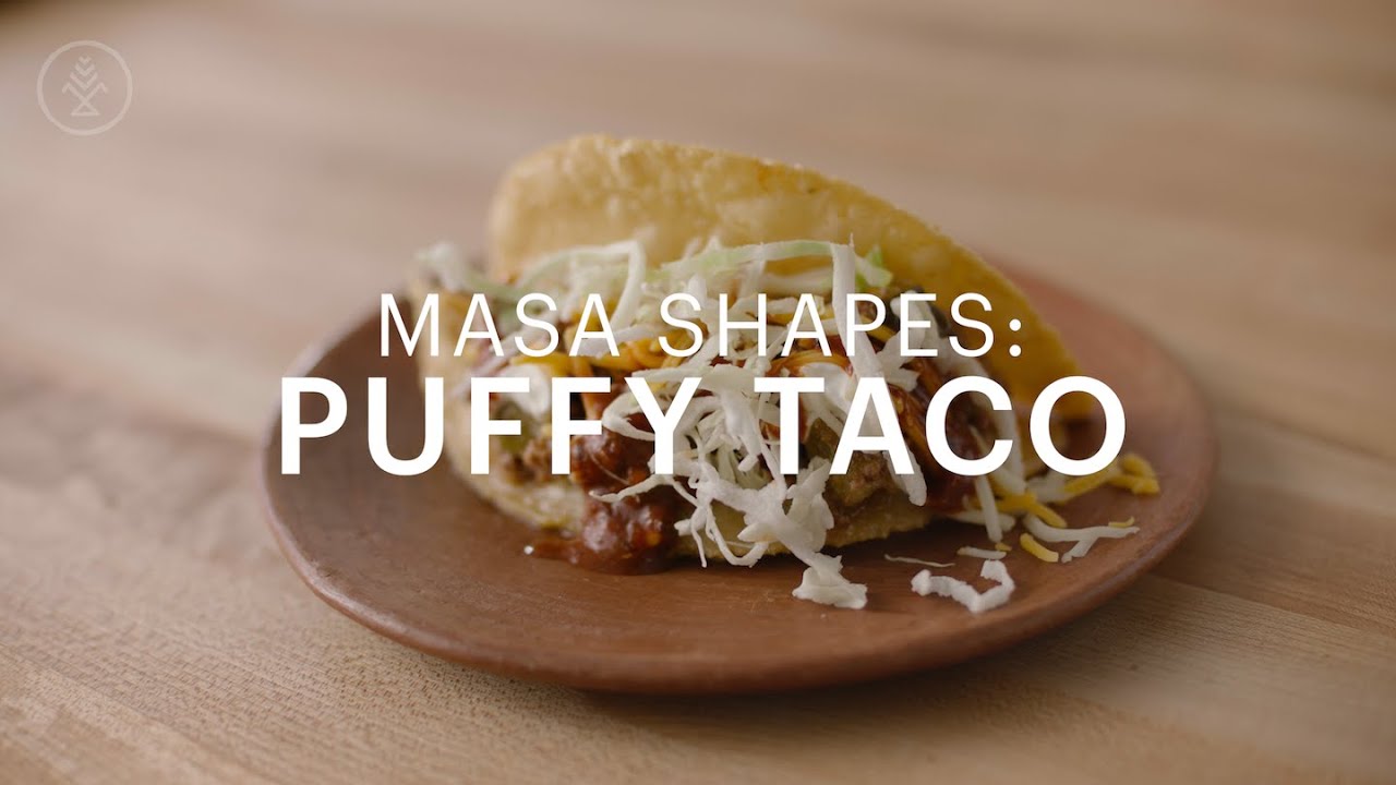 How to Make a Puffy Taco Recipe | Masa Shapes - YouTube