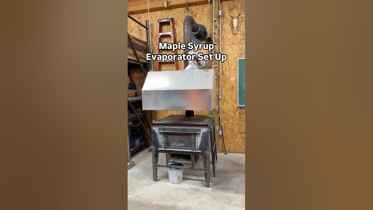 Maple Syrup Evaporator Set Up - YouTube
