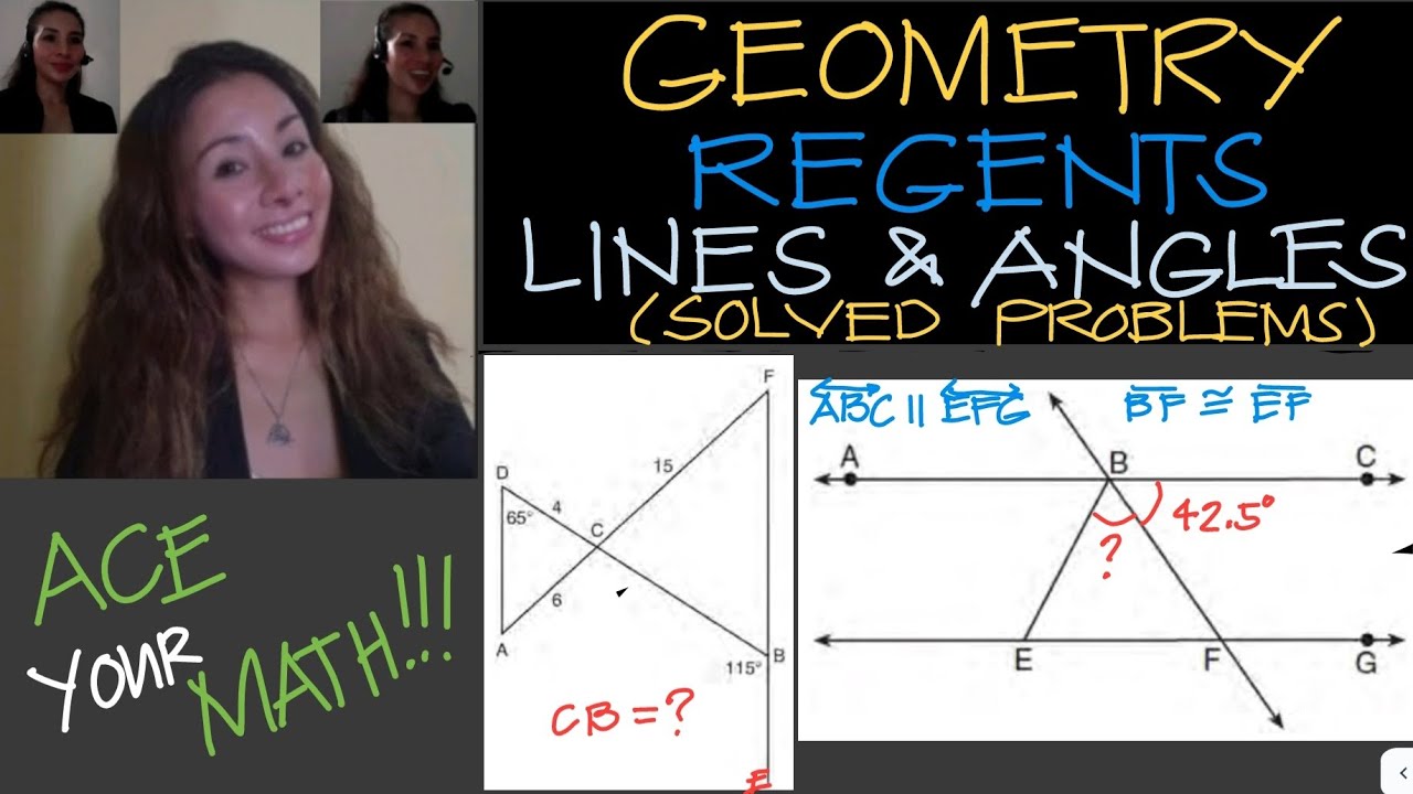 GEOMETRY: (Part 2) REGENTS | Lines and Angles | by Jane Maciejewski ...
