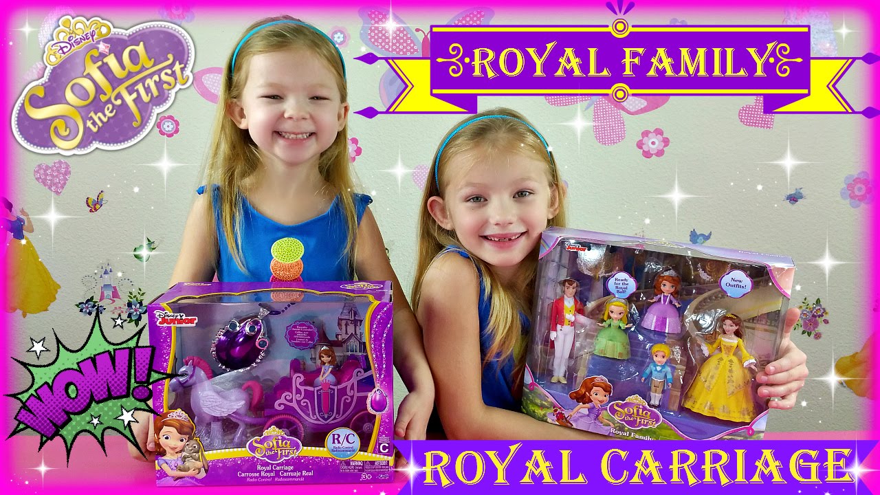 SOFIA THE FIRST Royal Family New Outfits SOFIA THE FIRST Royal Carriage ...