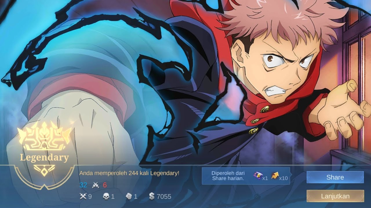 review skin yin jujutsu kaisen - YouTube