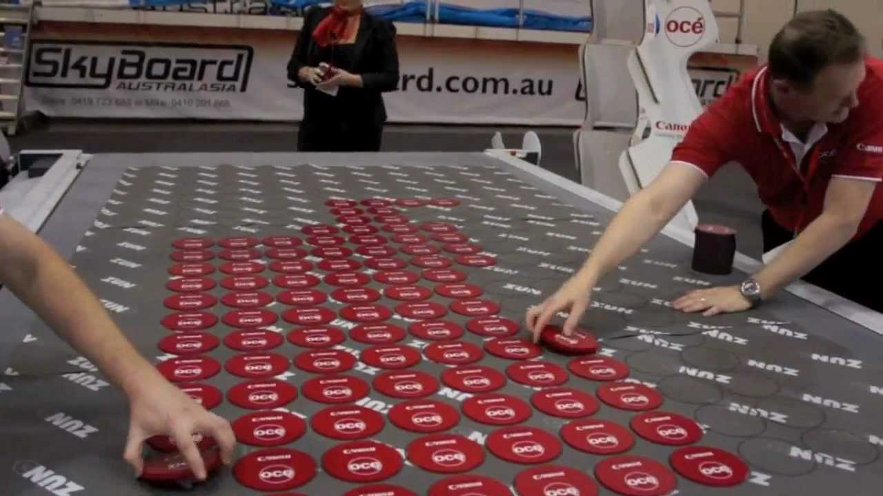 Océ Arizona 550 XT & Océ ProCut - Ein erfolgreiches Team - YouTube