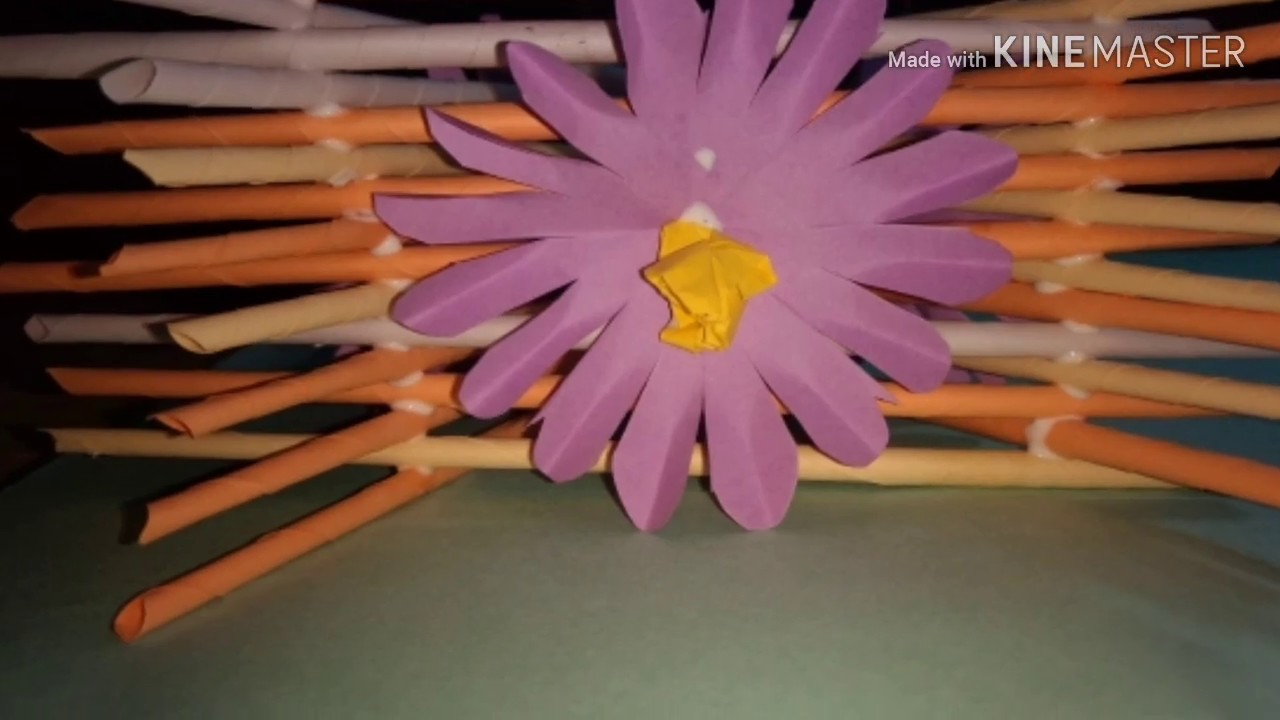 Home made brush holder using paper rolling technique - YouTube