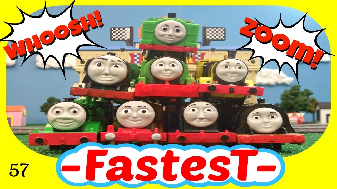 World's Fastest Engine 57! Trackmaster Thomas and Friends Racing ...