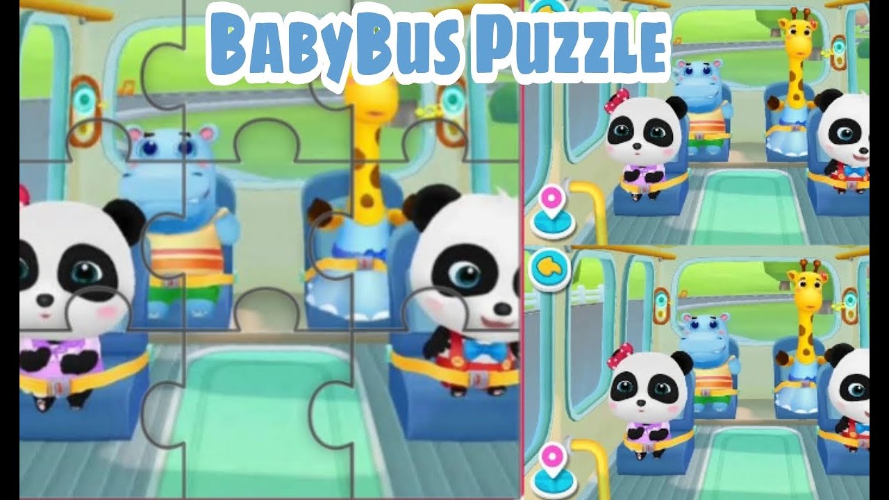 jigsaw puzzle babyBus || permainan pazzle bayi panda lucu babyBus ...