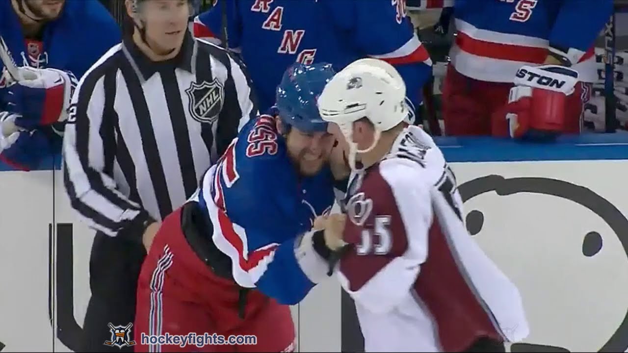 Cody McLeod vs Tanner Glass Dec 3, 2015 - YouTube