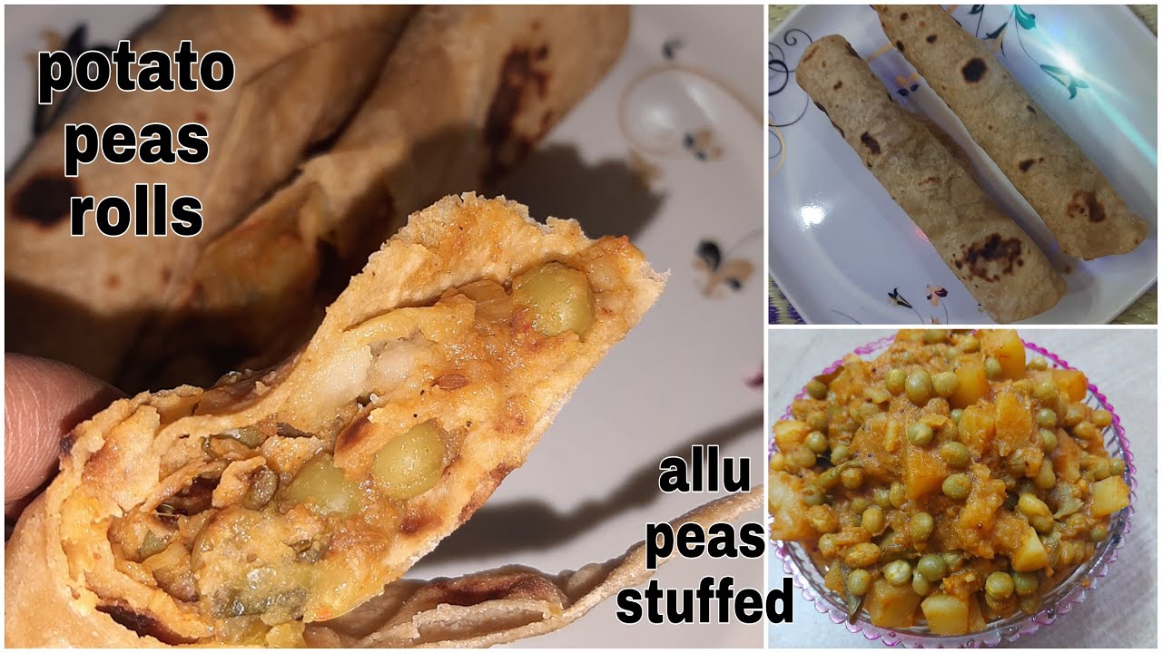 Potato peas rolls recipe/allu peas rolls recipe make very easy - YouTube