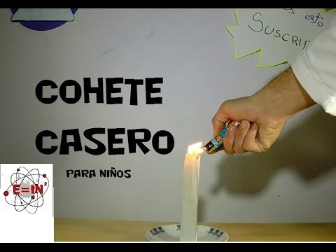 cohetes caseros faciles de hacer - Experimentos para niños - YouTube