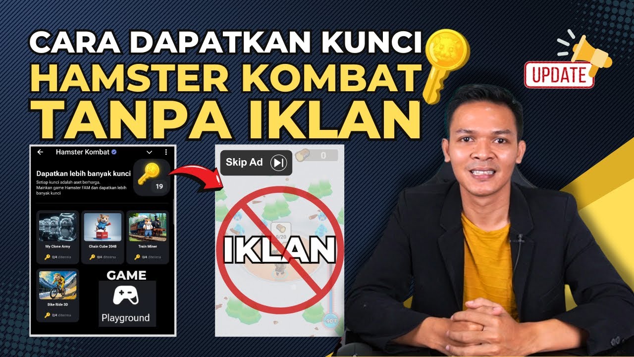 Cara Main Game Hamster Kombat Tanpa Iklan - YouTube