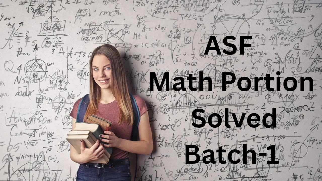 Inspector ASF Math PORTION SOLVED |HELD ON 24 May 2025 - YouTube