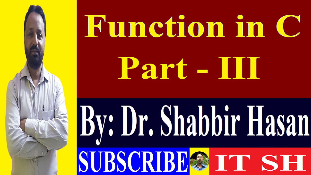 Function In C C Language Tutorial Function Part 3 IT SH Function function-in-c-c-language-tutorial-function-part-3-it-sh-function