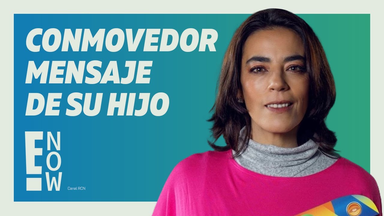 EL HIJO DE SANDRA REYES CONMUEVE CON EMOTIVO MENSAJE PARA SU MAMÁ - YouTube