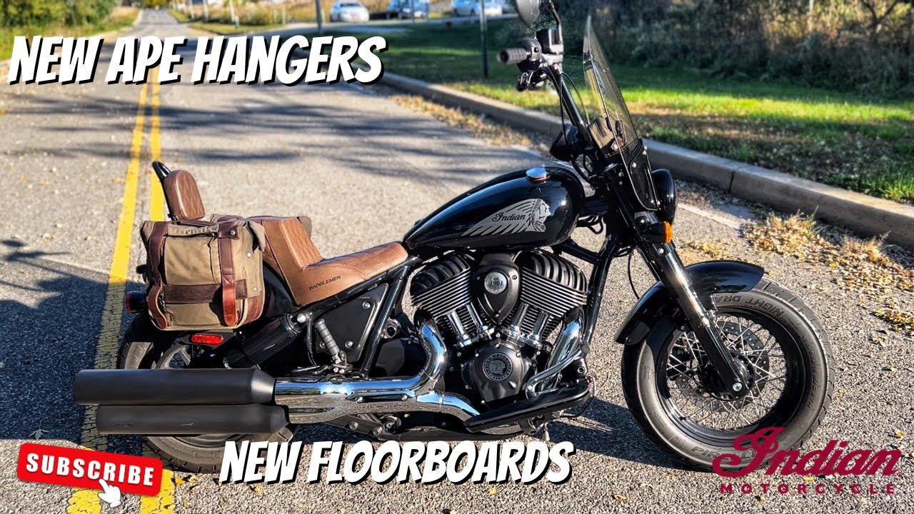 2022 Indian Chief Bobber Update Handlebars Floorboards YouTube