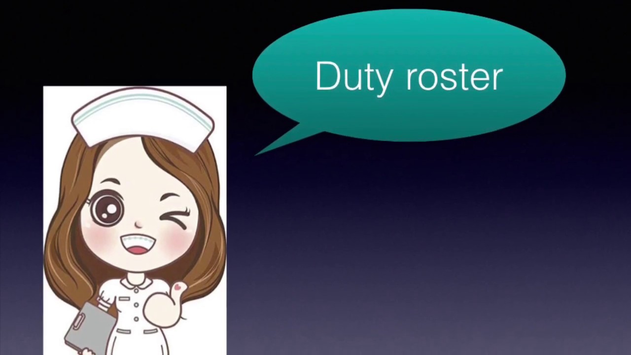 Duty roster - YouTube
