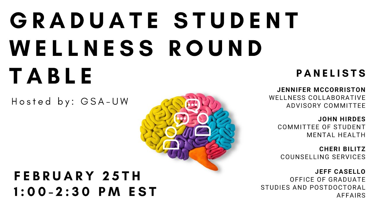 Graduate Student Wellness Round Table - YouTube