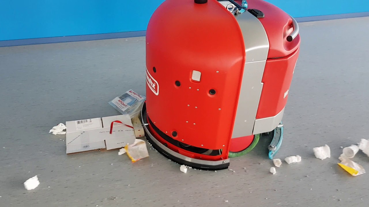 CLEANFIX RA 660 Navi - mycí podlahový robot - YouTube