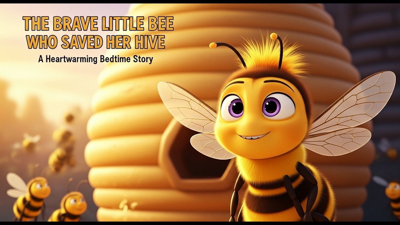 The Brave Little Bee Who Saved Her Hive | A Heartwarming Bedtime Story ...