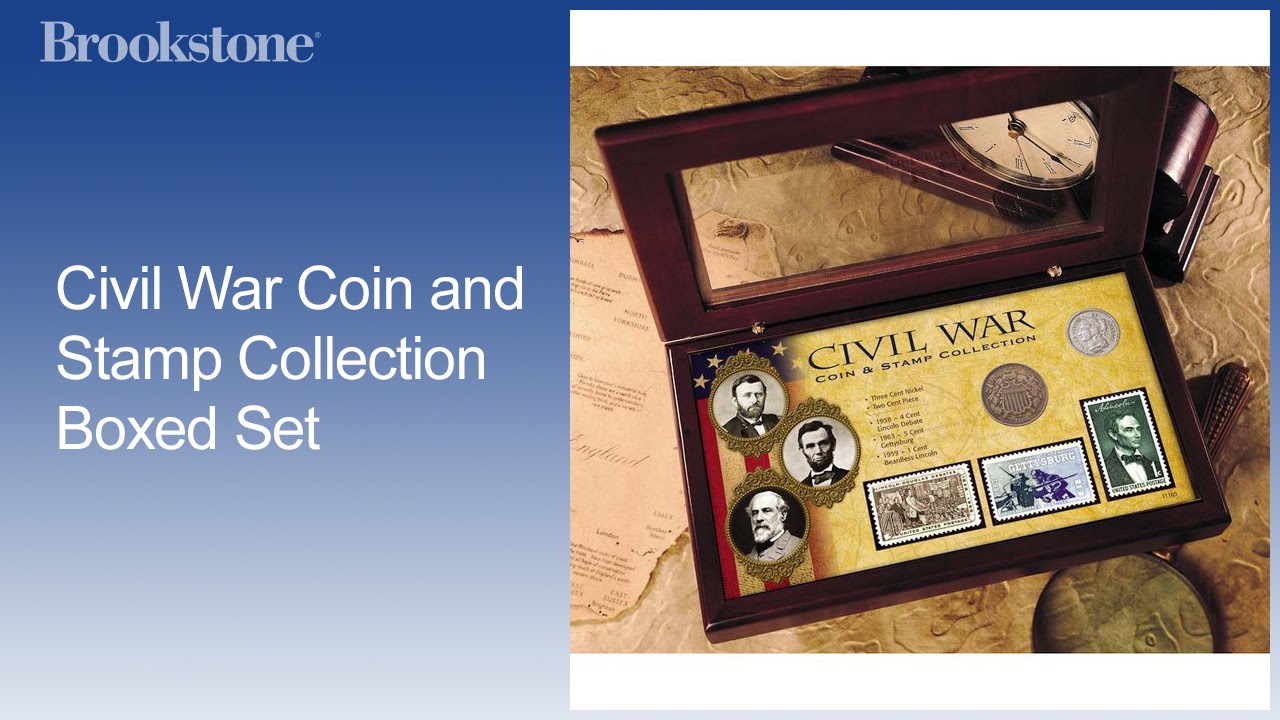 Civil War Coin and Stamp Collection Boxed Set - YouTube