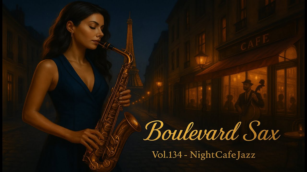 Boulevard Sax | NightCafeJazz Vol.134 🎷 Parisian Saxophone Jazz at ...