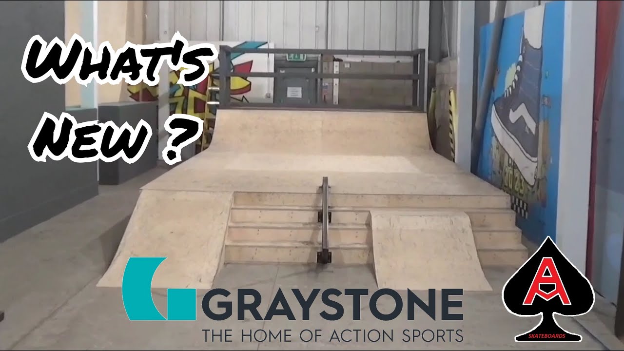 New Skatepark Features at Graystones Action Sports - YouTube