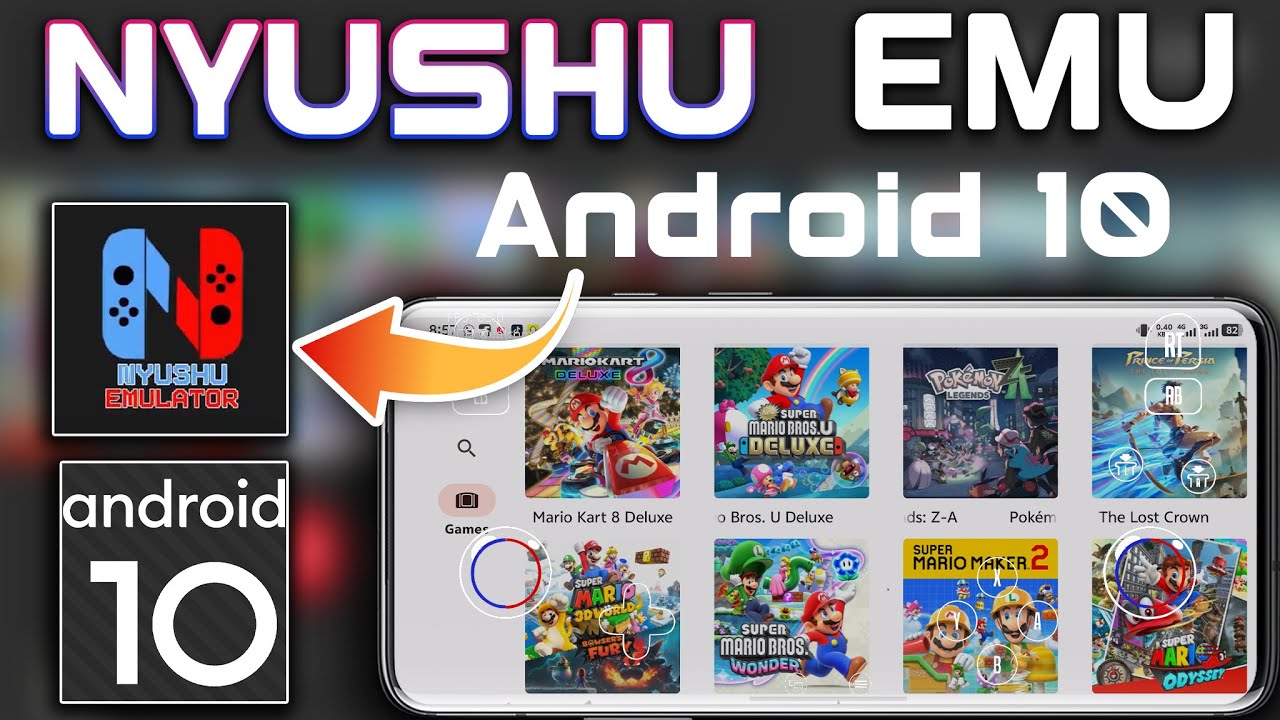 Nyushu Emulator : Full Setup Guide - Play Switch Games on Android 10 ...