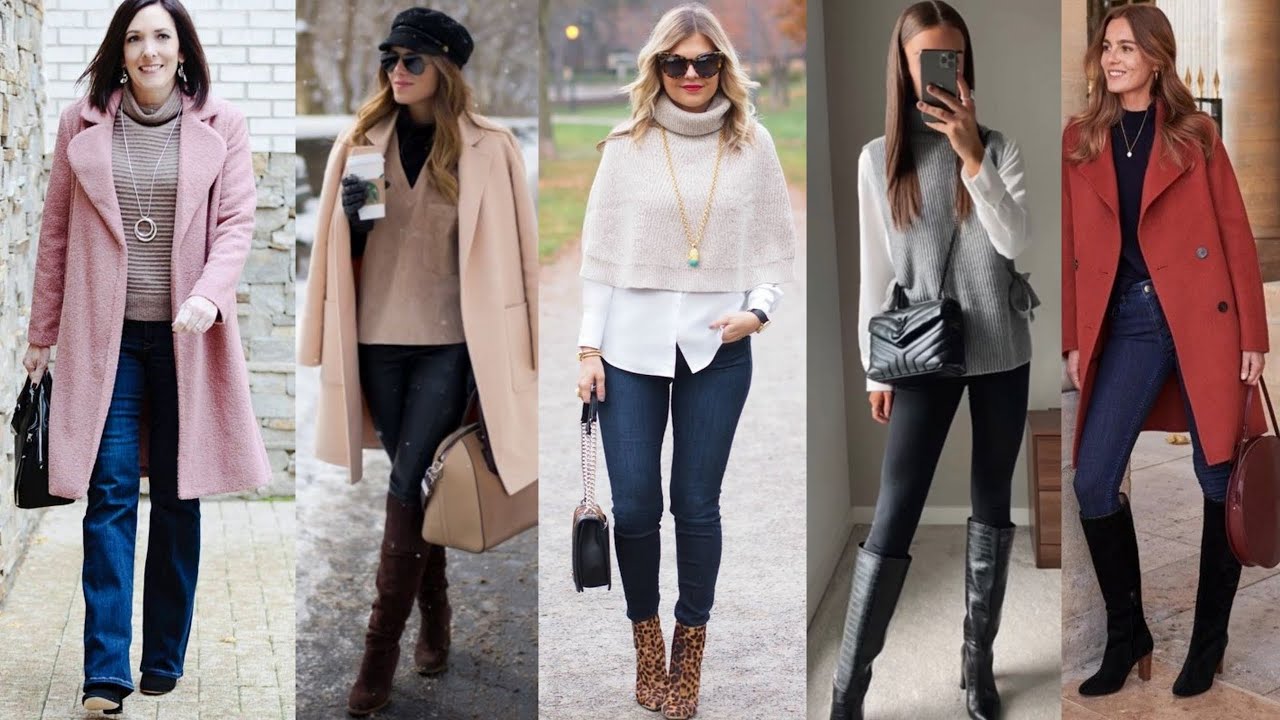 MODA 2024|LOOKS Y COMBINACIONES DE MODA PAR4 OTOÑO INVIERNO CON ROPA ...