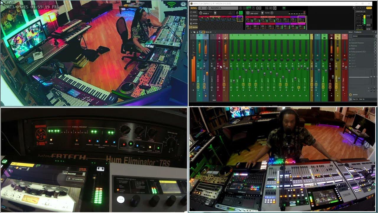 2 Behringer Wing Consoles + DAW FL Studio Hybrid Analog Summing Mix via Dangerous Music 2 Bus+ ...