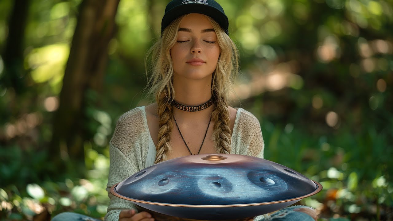 Handpan nature sounds 🌿 Heart and Vascular Healing, Relaxing Melodies ...