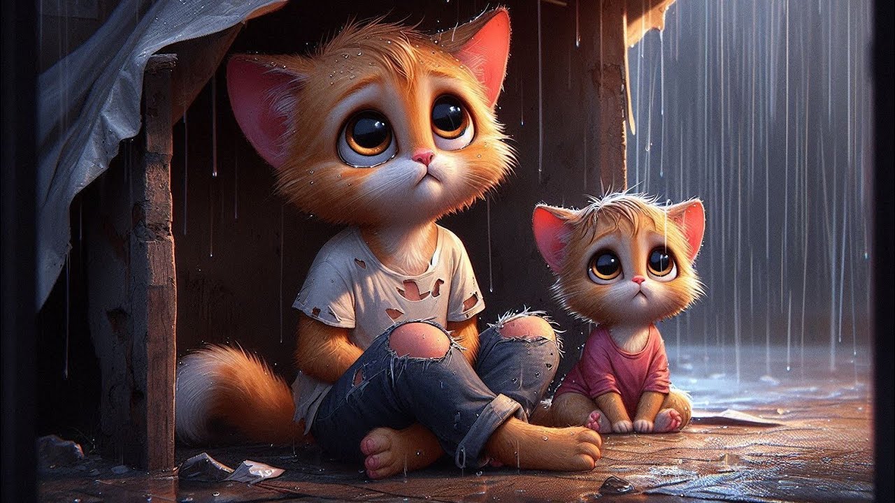 sad ai cat stories #cat #ai #catlover #catvideos #cutecat #aicat # ...