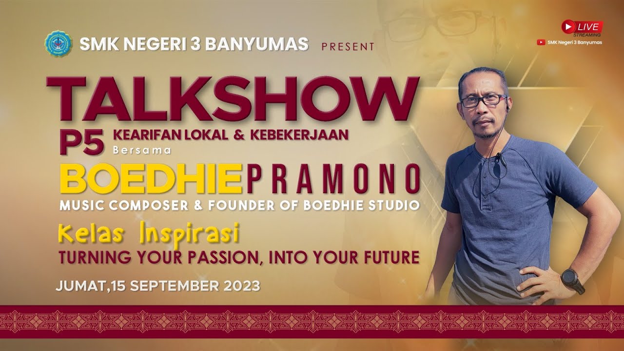 TALKSHOW KEARIFAN LOKAL & KEBEKERJAAN BERSAMA BOEDHI PRAMONO - YouTube