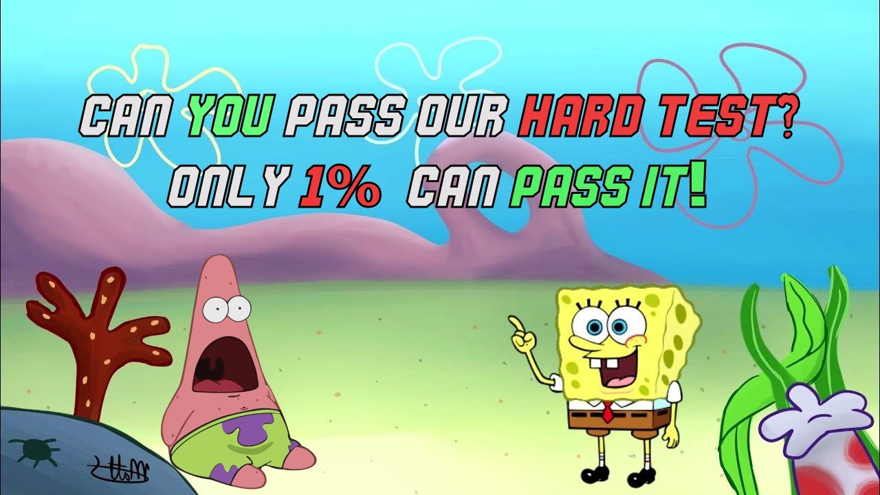Can YOU pass Our Hard Tests? Only 1% Can Pass Edition😂 - YouTube