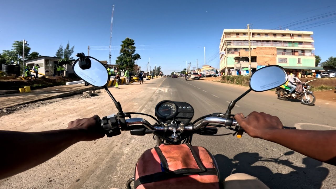 Morning Motorcycle Ride to Rongo Town & Back | Kenya Adventure - YouTube
