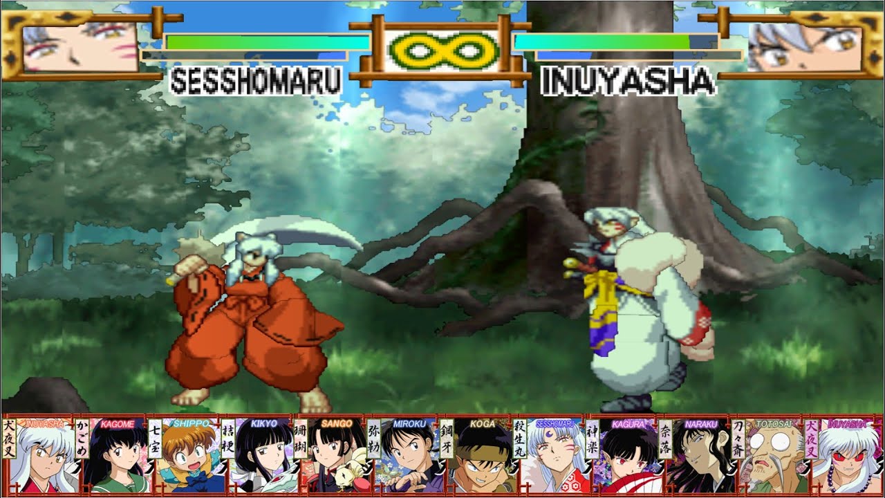 Inuyasha: A Feudal Fairy Tale All Combo & Special Attack | PS 1 | PSX - YouTube
