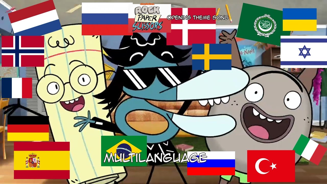 Rock Paper Scissors - Opening Theme Song [MULTILANGUAGE] - YouTube
