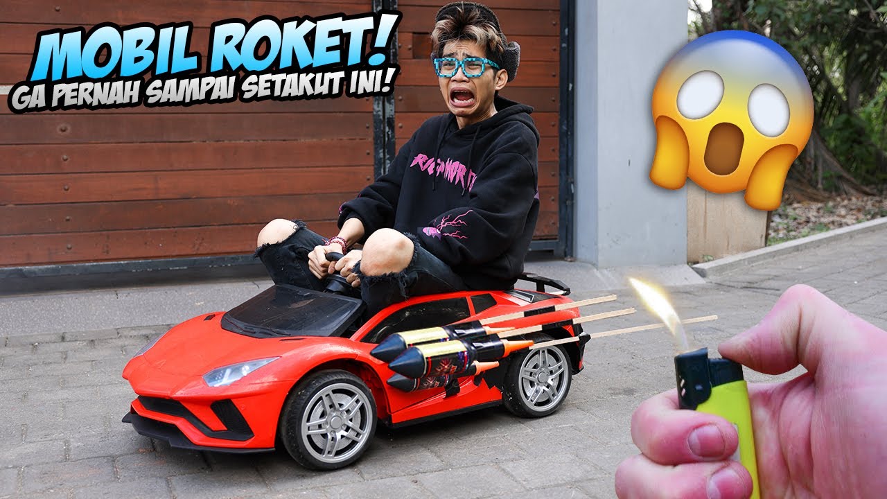 GILA!!! EXPERIMENT MOBIL MAINAN + ROKET = IDE BURUK! AKU GA PERNAH ...