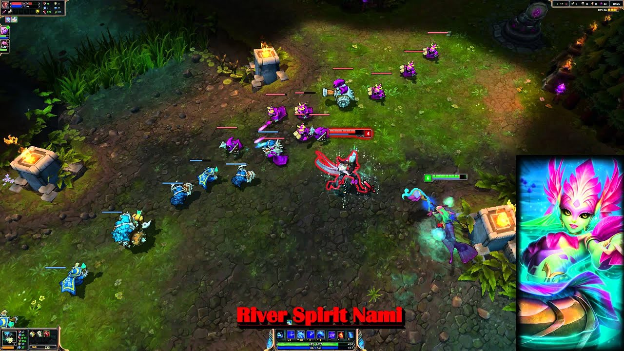 River Spirit Nami Skin Spotlight - League of Legends Skin Review [HD ...