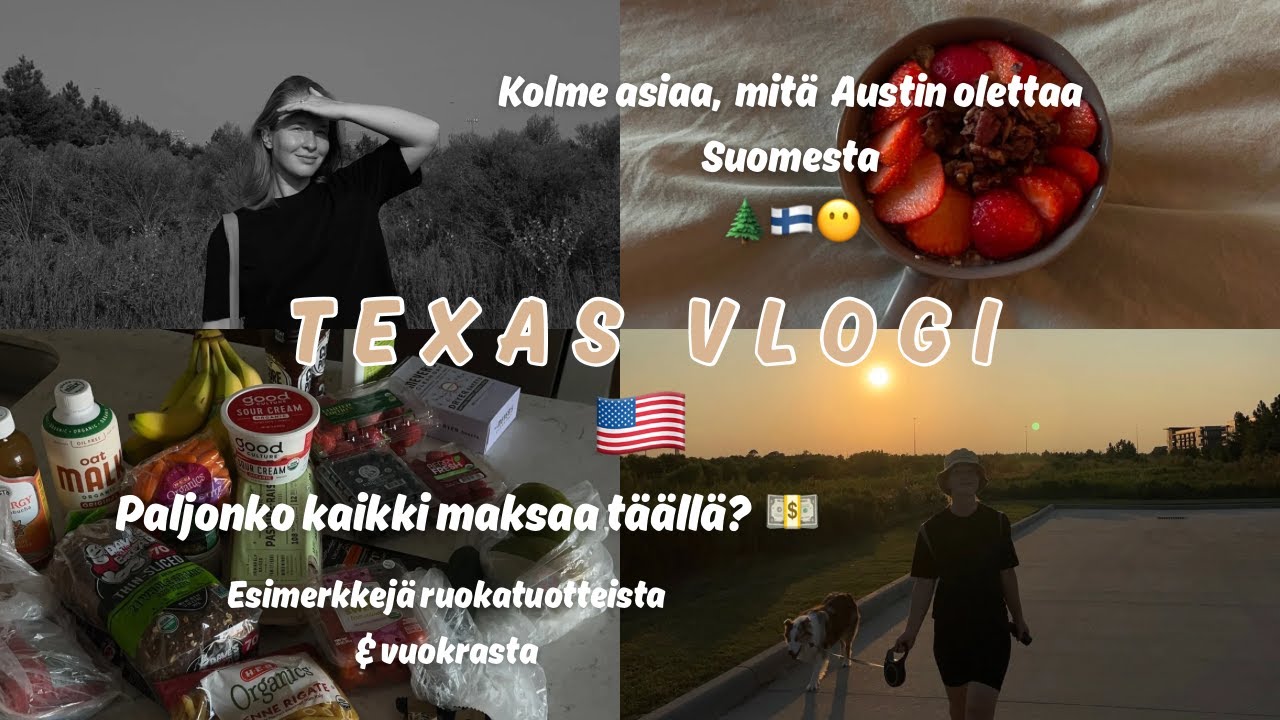 Puhutaan hinnoista, laitetaan ruokaa, autopesu & loman odotusta | TEXAS ...