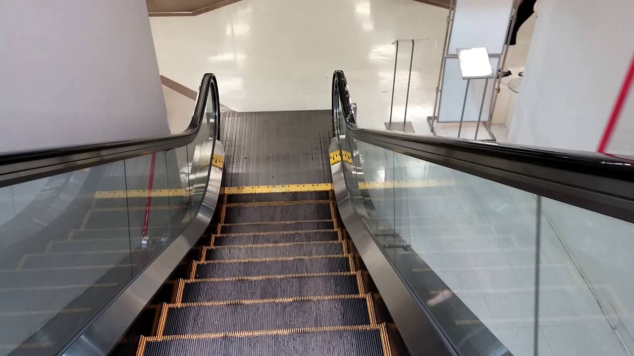 Hitachi Escalators at The Bay Kingsway Mall - YouTube