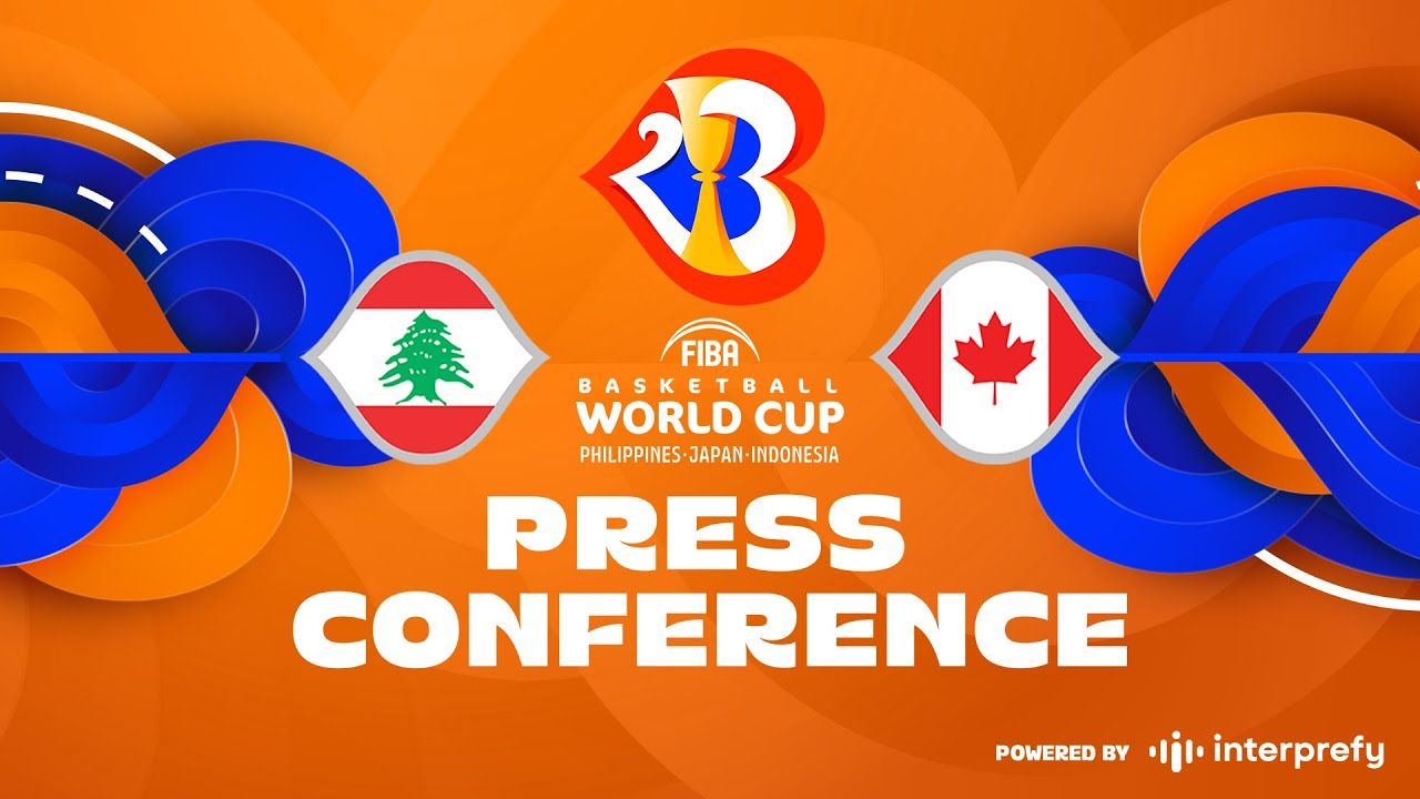 Lebanon V Canada Press Conference FIBA Basketball World Cup 2023 Lebanon V Canada Press Conference FIBA Basketball World Cup 2023