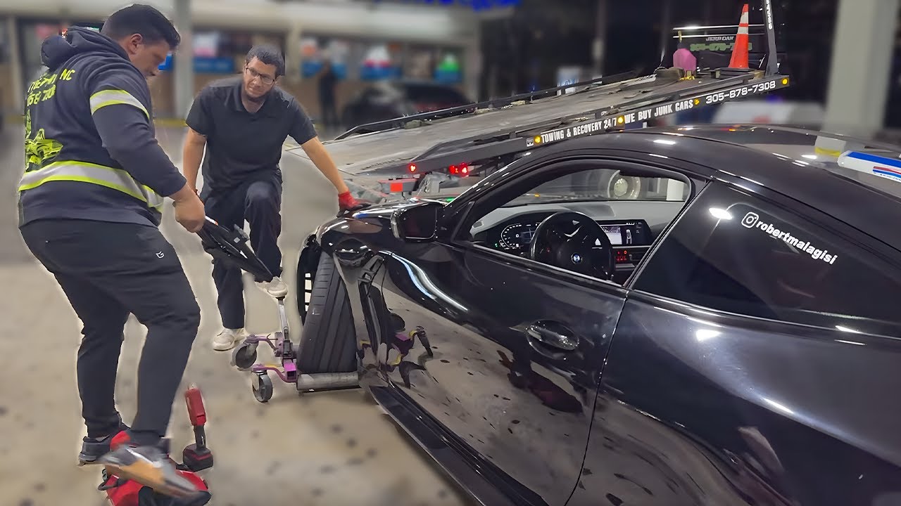 i crashed my brand new M4 competition… - YouTube