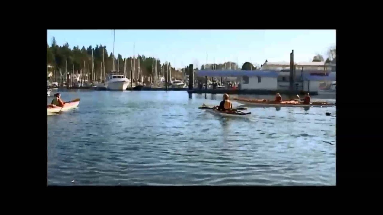 Sunshine Kayaking in Gibson's & Howe Sound - YouTube