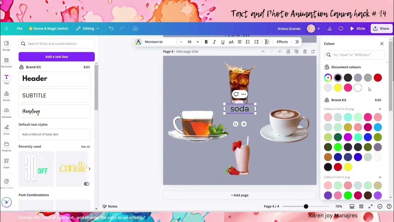 How to make rotating text or Image | Learn How to Rotate Text & Images in Canva Like a Pro! 💥 ...