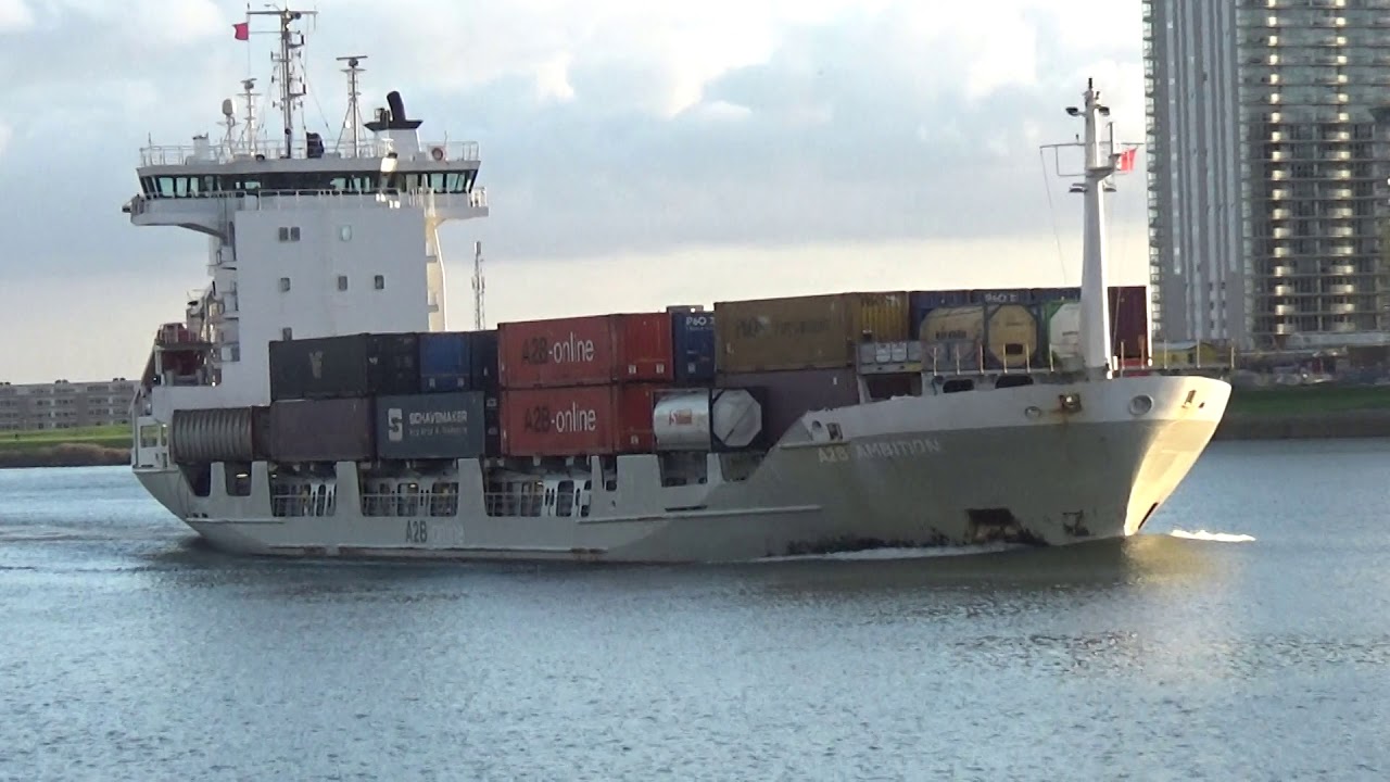 A2B AMBITION Container Ship - YouTube